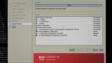 Erro Na Instalação Do Oracle 19c