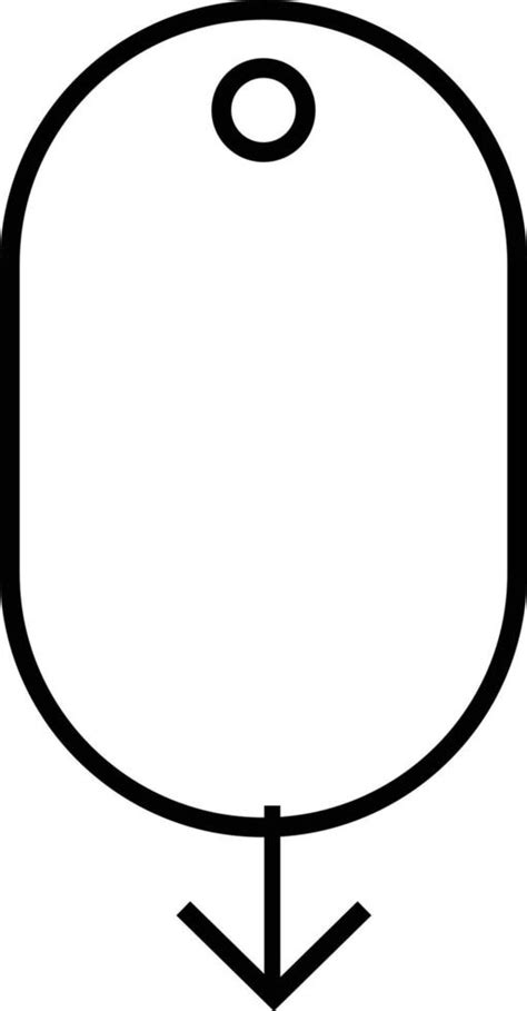 Scroll Down Computer Mouse Icon On White Background Flat Style