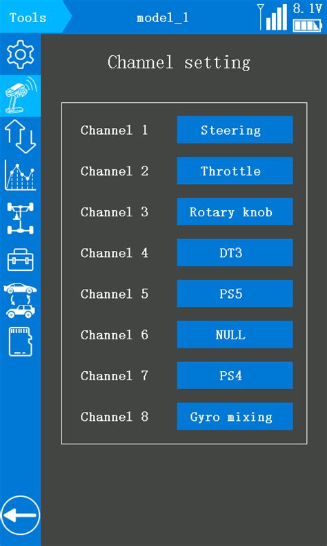 RC X Channels Transmitter For Cars And Boats