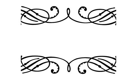 Calligraphy Border Vector At Collection Of Calligraphy Border Vector Free For