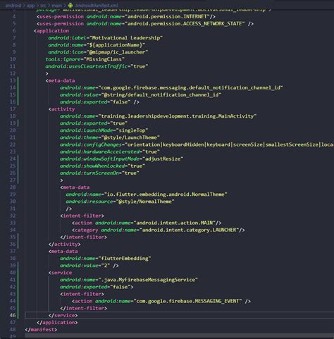 Flutter Android Exported Needs To Be Explicitly Specified For Element
