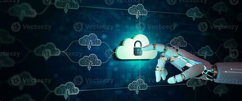 Cloud Computing Technology Data Information On Cloud To Backup Storage Internet Data With