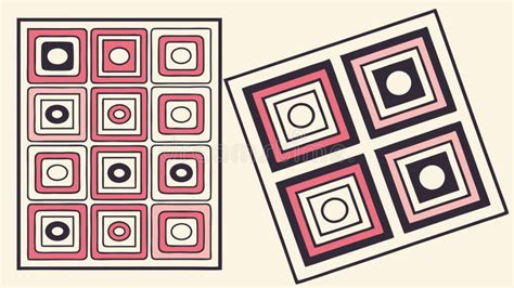 Square Tile Pattern Decorative And Geometric Texture Vector Design Generative Ai Stock Vector