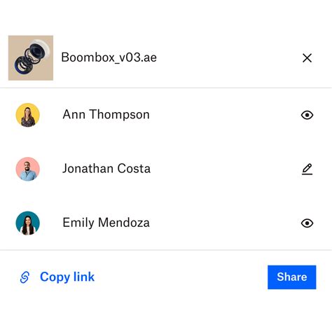 Secure File Sharing Share Documents And Links Dropbox