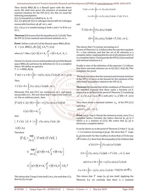 Existence Of Extremal Solutions Of Second Order Initial Value Problems Pdf
