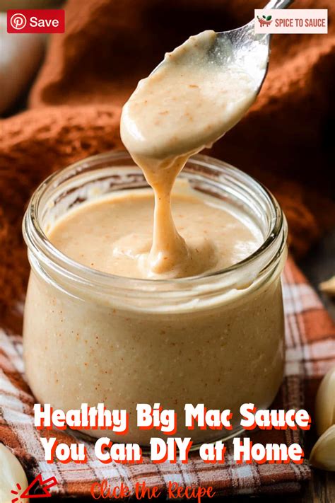 Healthy Big Mac Sauce You Can Diy At Home Recipe Low Calorie Big