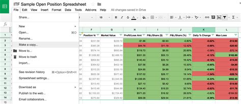 Options Tracking Spreadsheet Inside Learn How To Track Your Stock Trades With This Free Google