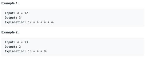 Leetcodeperfect Squares Sara