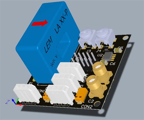 เวบบลอกระบบสมองกลฝงตว Embedded System Blog 50 Ampere current sensor for LEM part is LA 55