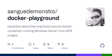 github sanguedemonstro docker playground repository about learning tricks around docker