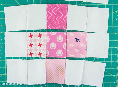 Learn How To Make A Plus Quilt Block Polka Dot Chair