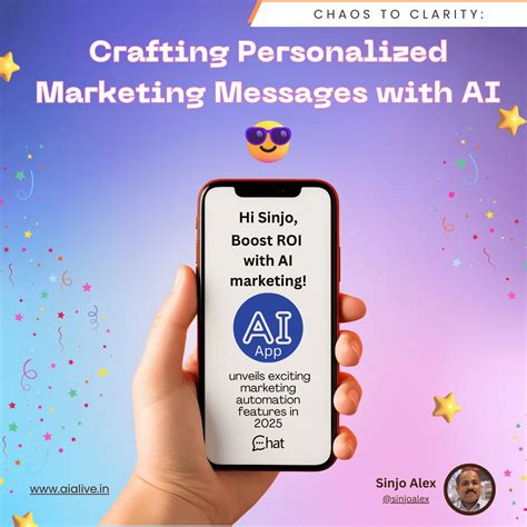 Sinjo Alex On Linkedin Ai Personalizedmarketing Dataanalytics Innovation Aialivein Sinjoalex