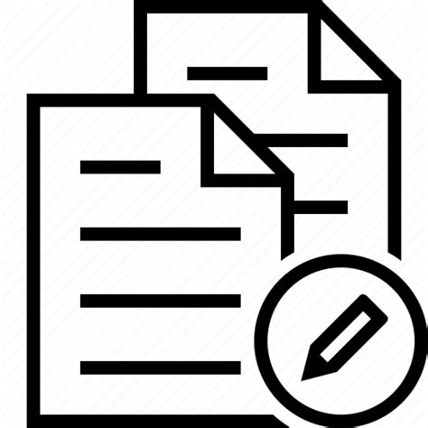 Copy Documents Duplicate Edit Files Paste Icon