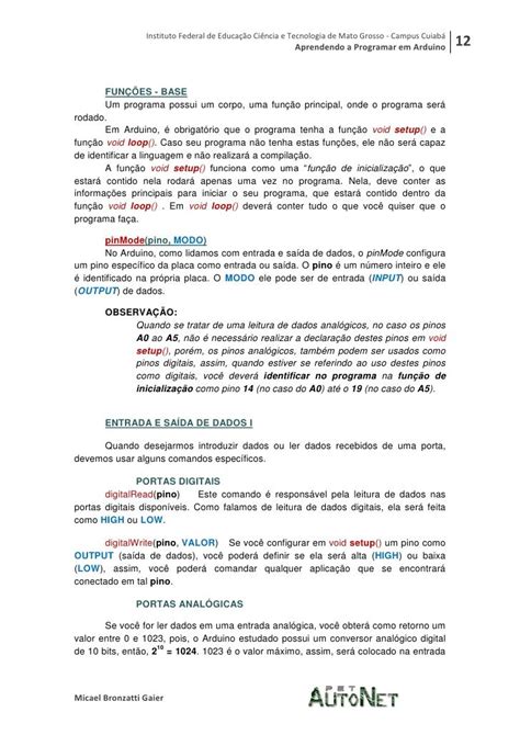 Apostila Para Programar Arduino Artofit