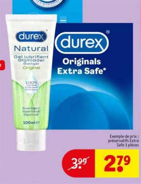 Promo Durex Originals Extra Safe Chez Kruidvat Icatalogue Fr