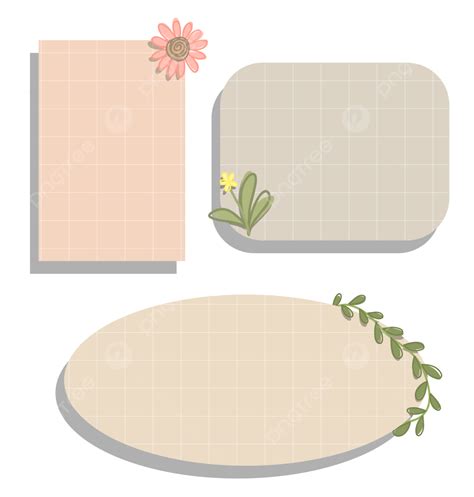Aesthetic Sticky Note PNG Transparent Cute Simple And Aesthetic Grid