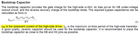LM About Calculation Method Of The Bootstrap Capacitor Power Management Forum Power