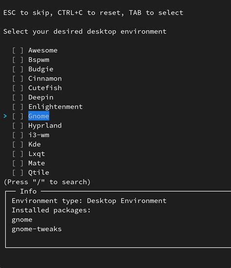 Desktopgnome Does Not Install Only `gnome` And `gnome Tweaks` · Issue