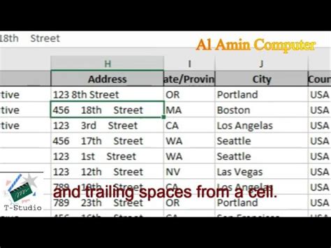 Microsoft Excel Trim Function Beginners Guide To Use Trim Function In