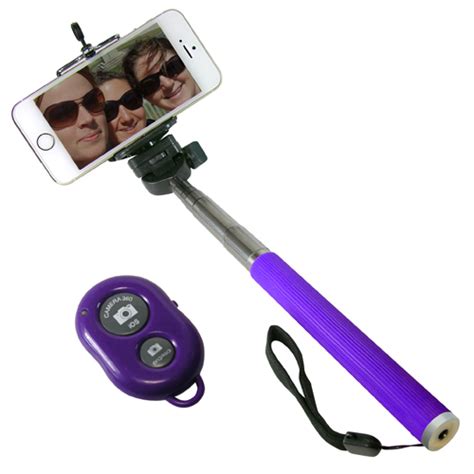 Bluetooth Selfie Stick W Keychain Shutter Remote Tanga