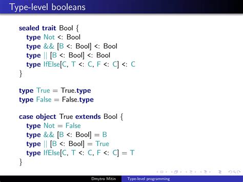 Type Level Programming Ppt