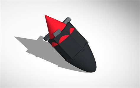 3d Design Missile Tinkercad