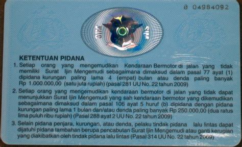 SIM C Berwarna Biru Gurita Merah