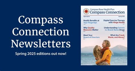 The Latest Compass Connection Newsletters Are Here Stay Informed About Compass Rose Health Plan