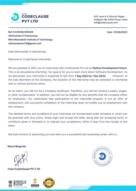 abhinandan s vishwaroop on linkedin python codeclauseinternship