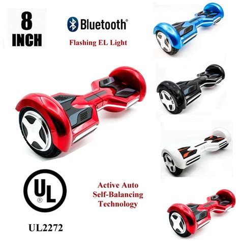 Ul2272 Certified 8 Auto Self Balancing Hoverboard With Bluetooth Speaker Removable Samsung