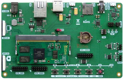 Visioncb Rt1176 Std For Visionsom Rt1170 Carrier Board From Somlabs