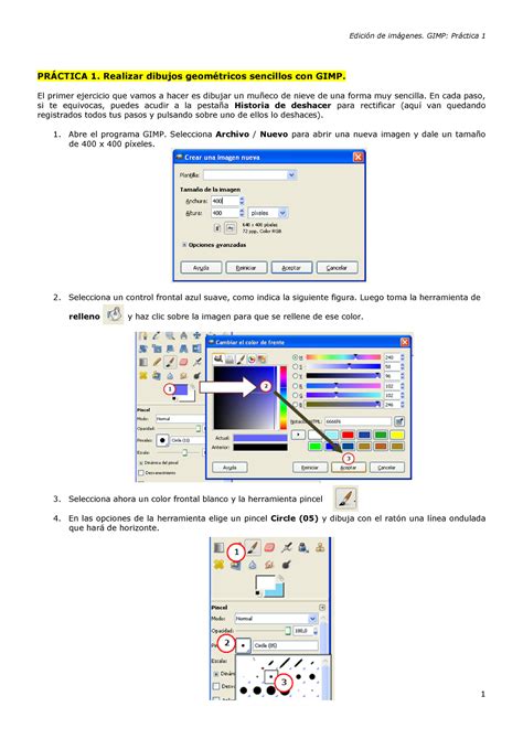 Práctica 1 Práctica De Edición De Imágenes Con Gimp EdiciÛn De Im
