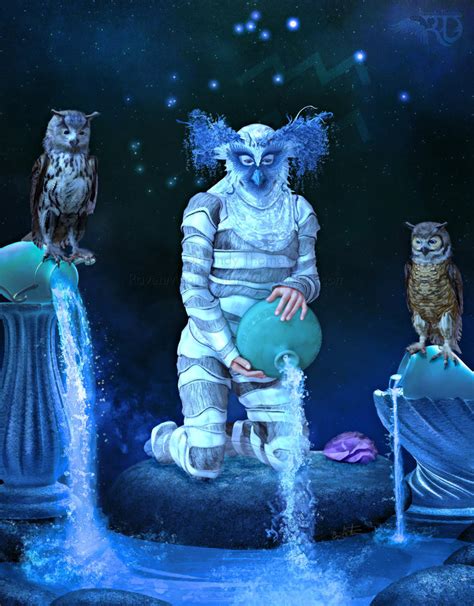 Zodiac Series Aquarius ~ Water Bearer By Ravenmoondesigns On Deviantart