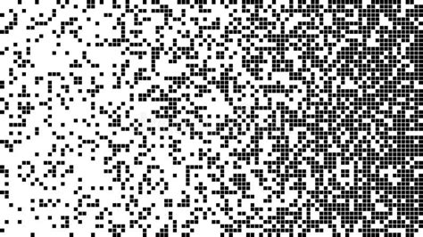 Black And White Random Pixels Pattern Shuffled Pixels Texture Background Classic Pixel Art