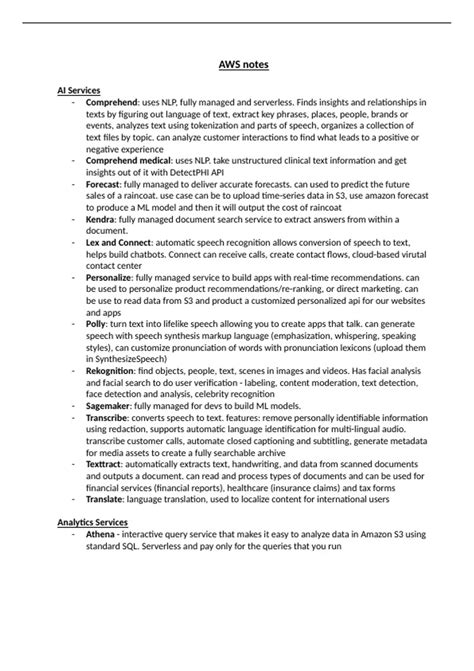 Aws Cloud Practitioner Exam Notes For Dummies Aws Clf C01 Easy To Understand Aws Certified