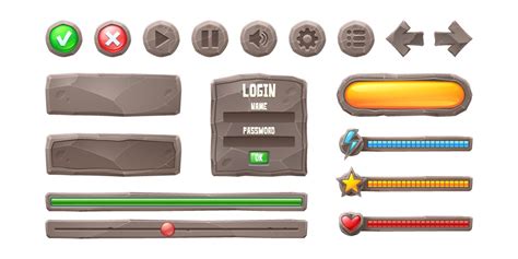 Game Progress Bar Vector Images Over 3300