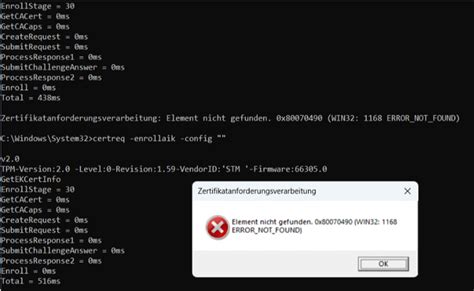 X TPM Attestation Timed Out On Windows H