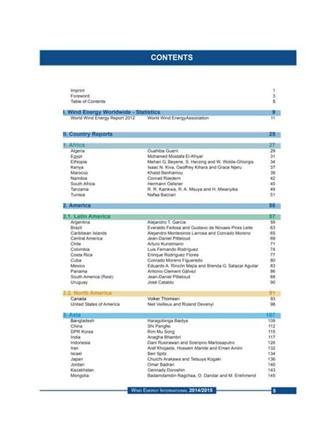 table content pdf