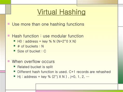 Ppt Lecture 6 Dynamic Hashing Powerpoint Presentation Free
