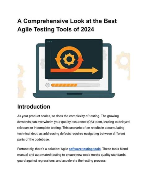 A Comprehensive Look At The Best Agile Testing Tools Of 2024pdf