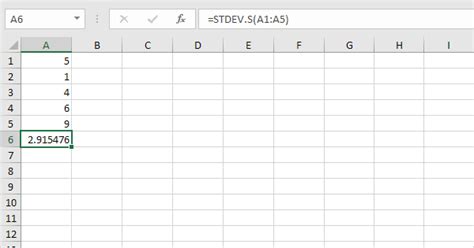 standard deviation in excel step by step tutorial