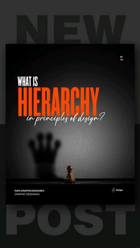 What Is Hierarchy In Principle Of Design Graphic Design Resume Graphic Book Graphic Design
