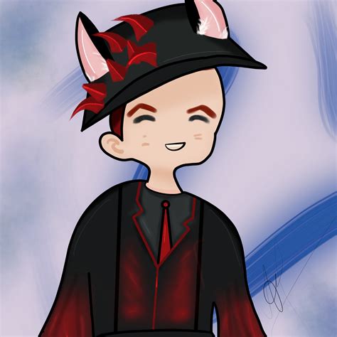 Иллюстрация Портрет аниме для роблокса в стиле комикс