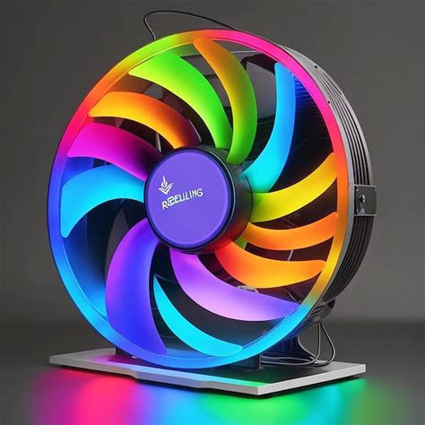 Premium Ai Image Rgb Cooling Fan