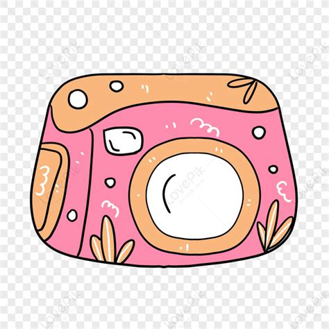 핑크 핸드 헬드 만화 일러스트 귀여운 카메라 아이콘입니다장식조도 Png 일러스트 무료 다운로드 Lovepik