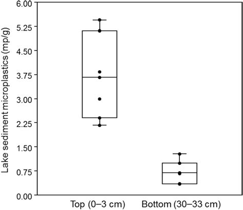 Distribution In The Concentration Of Microplastics Mp G In The Top