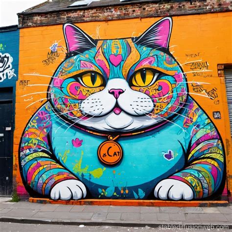 Very Fat Feline Portrait Stable Diffusion Online