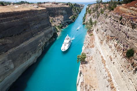 Corinth Canal Ancient Corinth Coppers On Tour