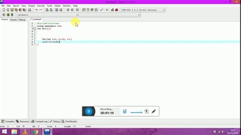 For Loop To Print 10 Numbers In Ascending Order Youtube