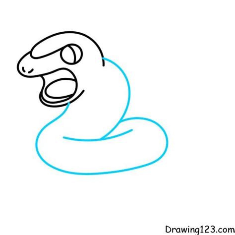 Langkah 4 Gambarkan Badannya Yang Melengkung